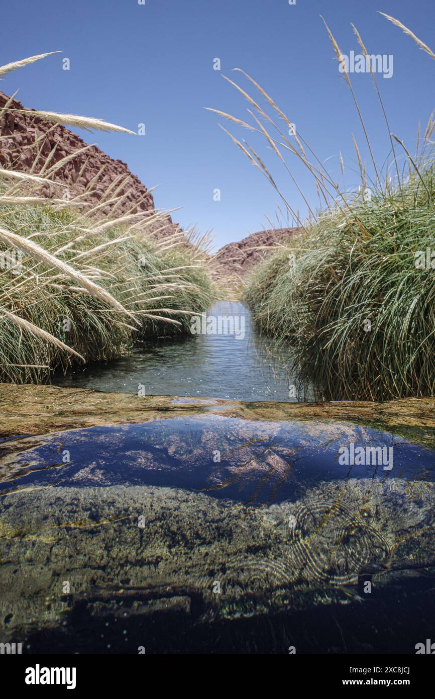 San Pedro de Atacama, Chile - Dec 1, 2023: Puritama Hot Springs, a ...