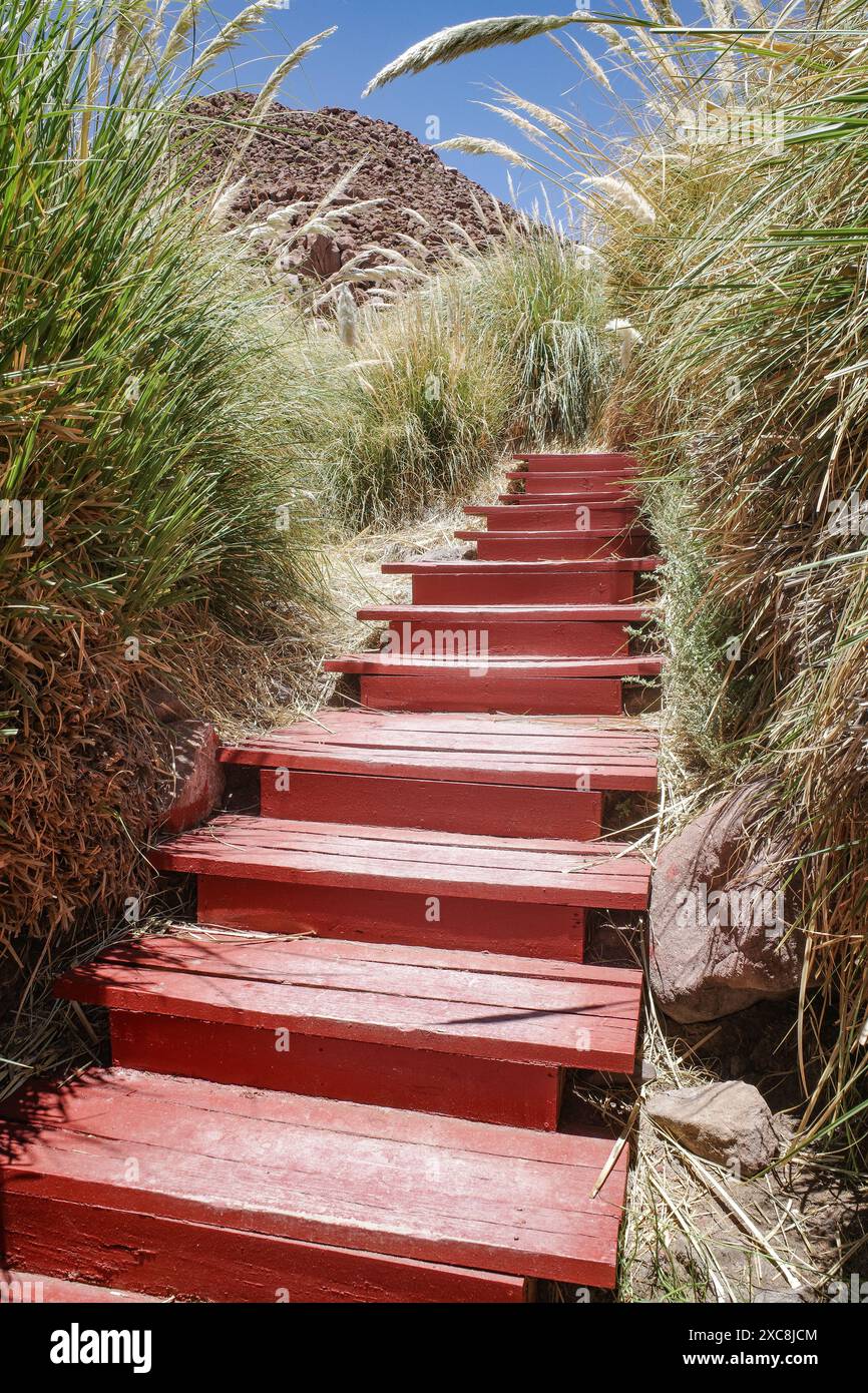 San Pedro de Atacama, Chile - Dec 1, 2023: Puritama Hot Springs, a ...