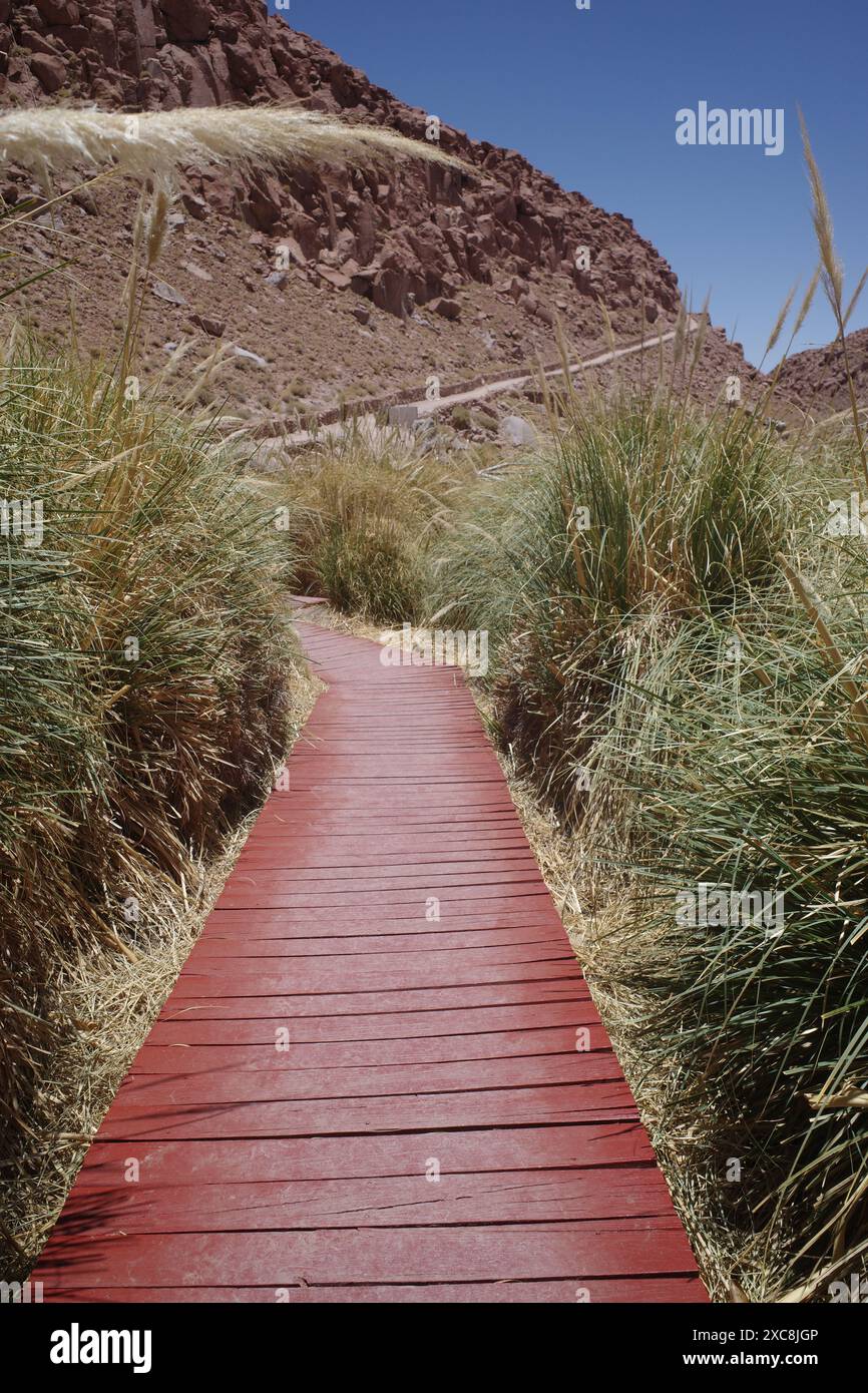 San Pedro de Atacama, Chile - Dec 1, 2023: Puritama Hot Springs, a ...