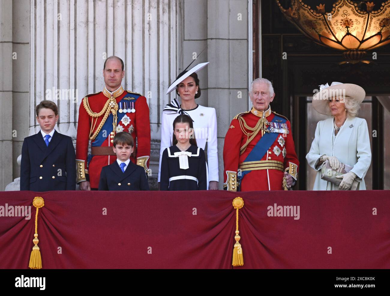 London, UK. June 15th, 2024. The Princess of Wales, The Prince of Wales ...