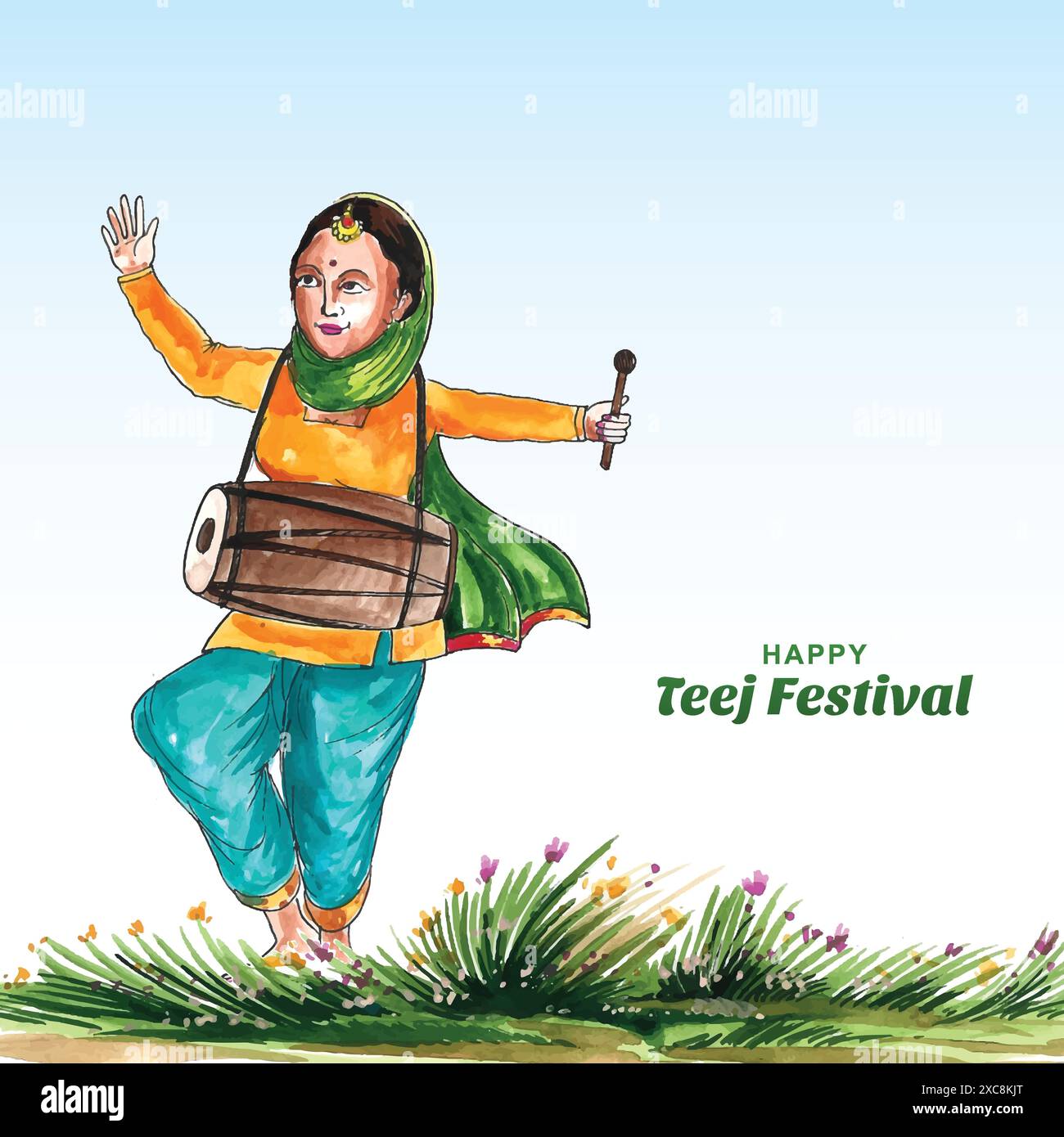 Teej banner hi-res stock photography and images - Alamy