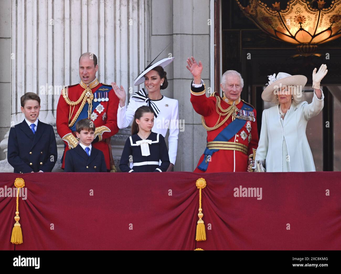 London, UK. June 15th, 2024. The Princess of Wales, The Prince of Wales ...