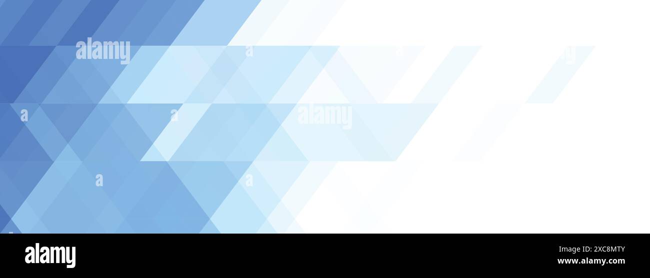 Abstract blue geometric shapes banner design Stock Vector Image & Art ...