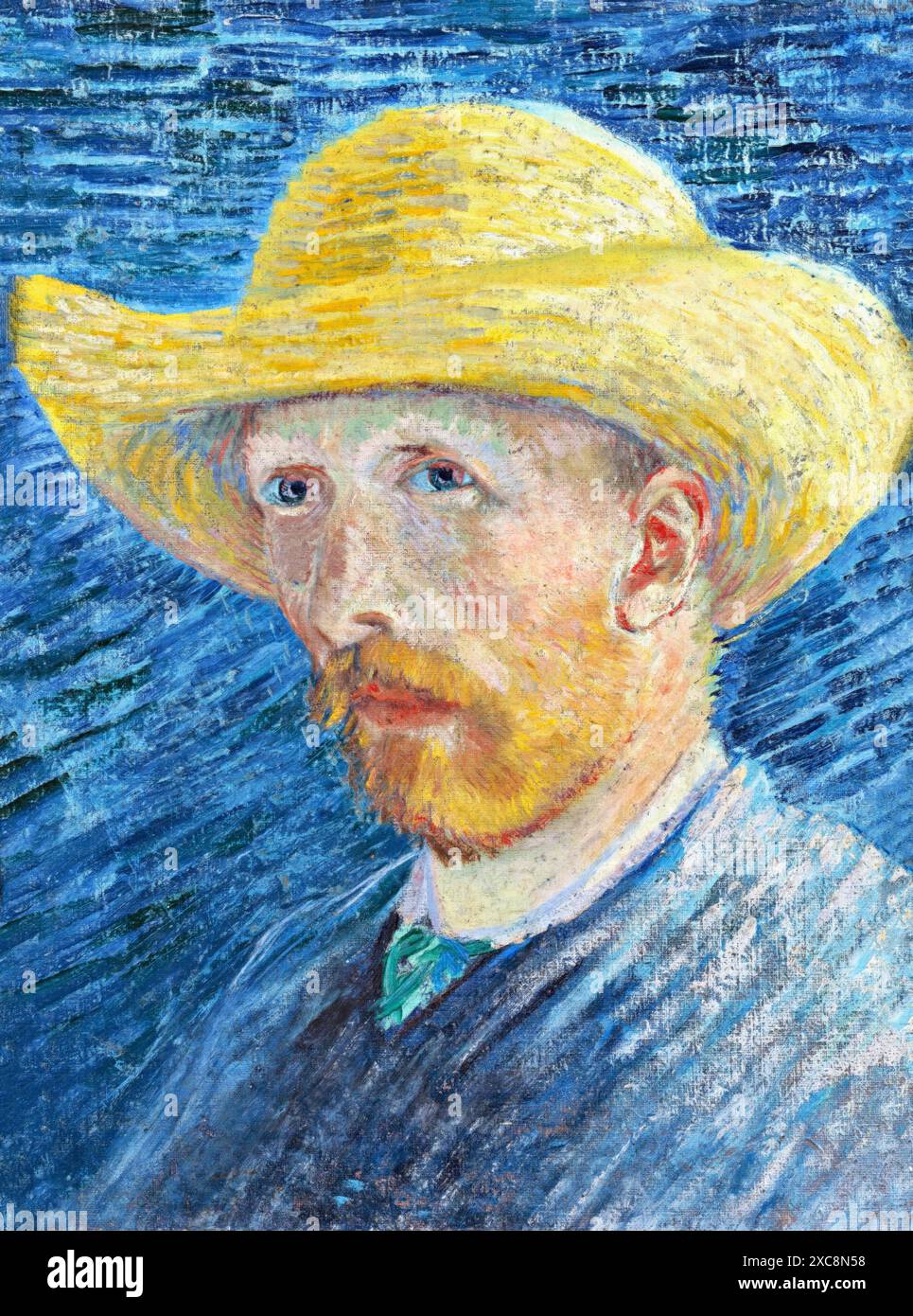 Self-portrait, 1887 (Painting) Artist Gogh, Vincent van (1853-90 ...