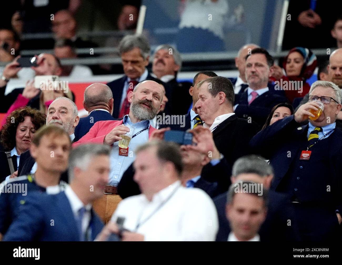 Centrica Chief Executive Chris O'Shea and Alastair Campbell in the ...