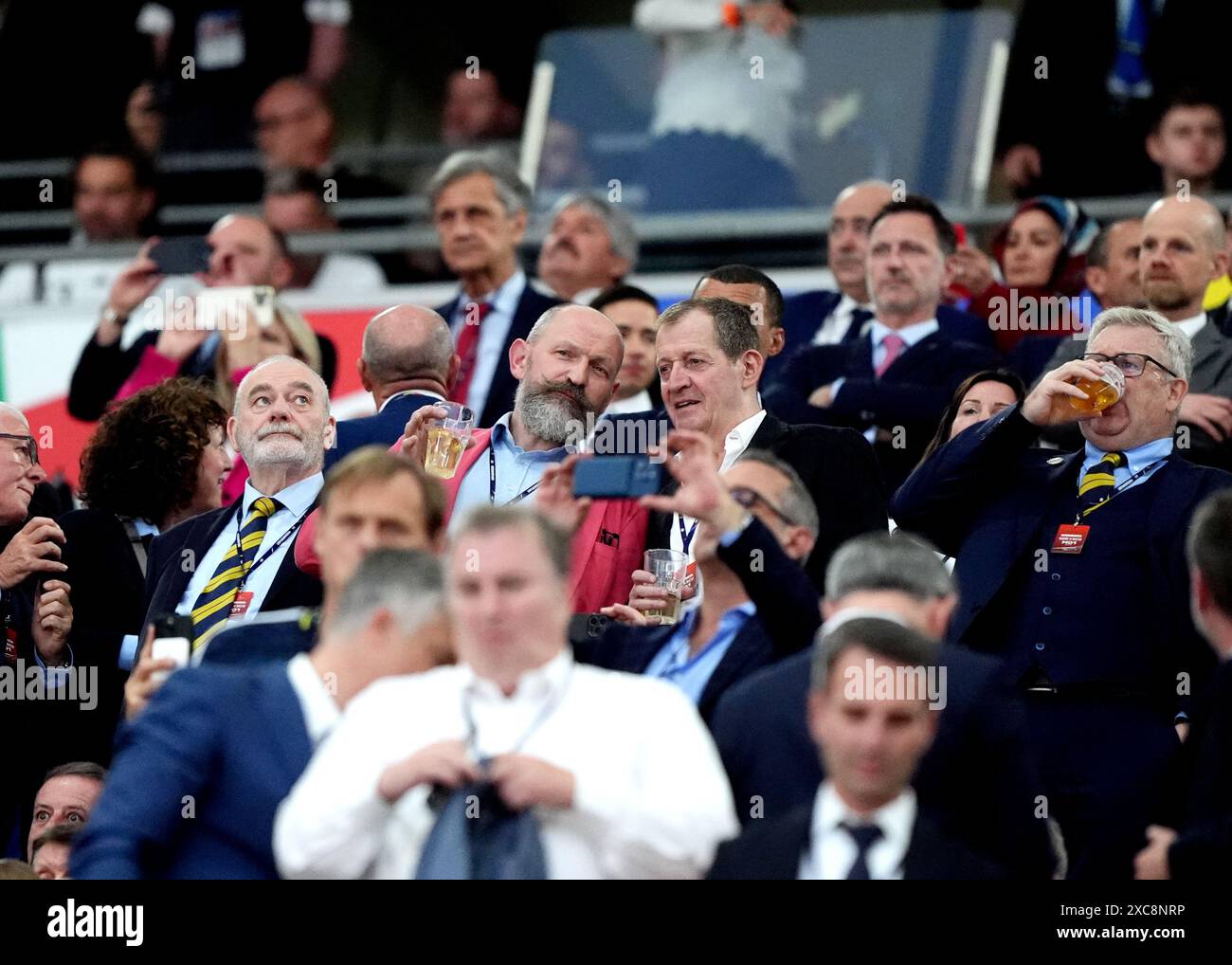 Centrica Chief Executive Chris O'Shea and Alastair Campbell in the ...