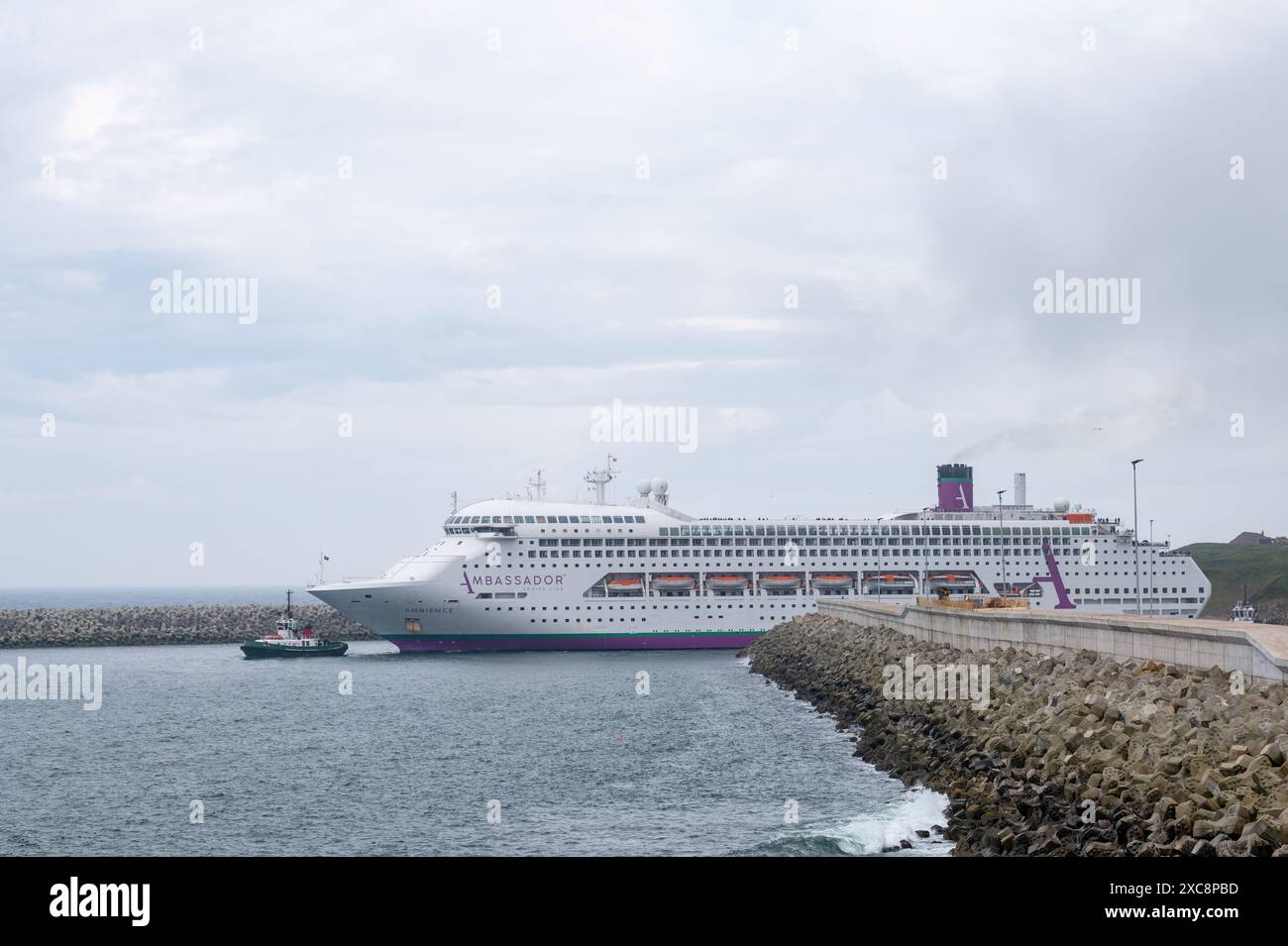 14 June 2024. South Harbour,Aberdeen,Scotland. This is the largest Ship ...