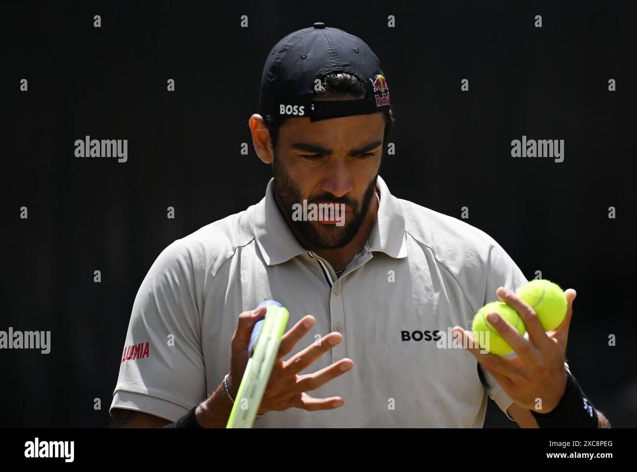 Stuttgart, Germany. 15th June, 2024. Tennis: ATP Tour - Stuttgart, singles, men, semi-finals ...