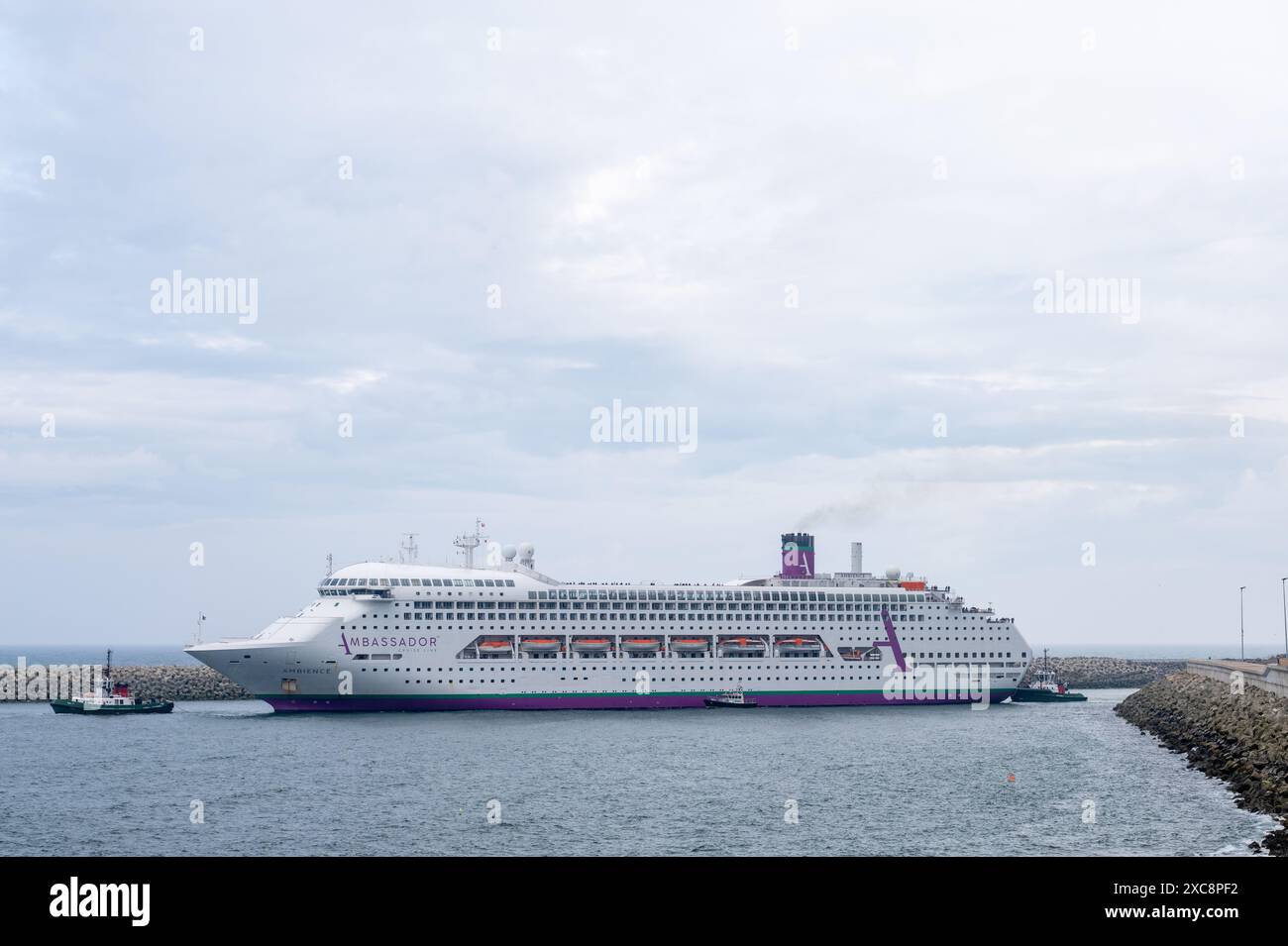 14 June 2024. South Harbour,Aberdeen,Scotland. This is the largest Ship ...