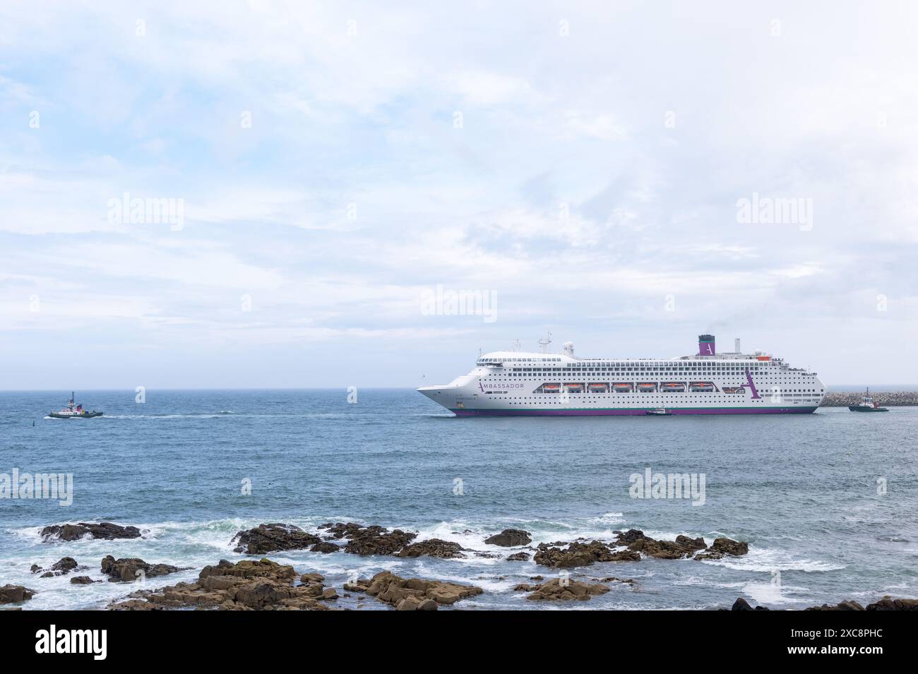 14 June 2024. South Harbour,Aberdeen,Scotland. This is the largest Ship ...