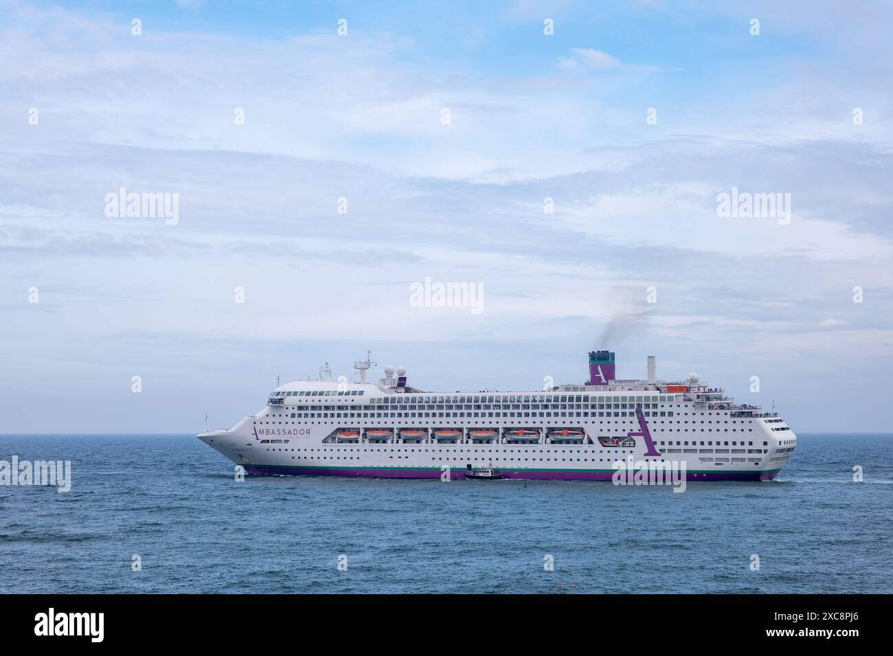 14 June 2024. South Harbour,Aberdeen,Scotland. This is the largest Ship ...
