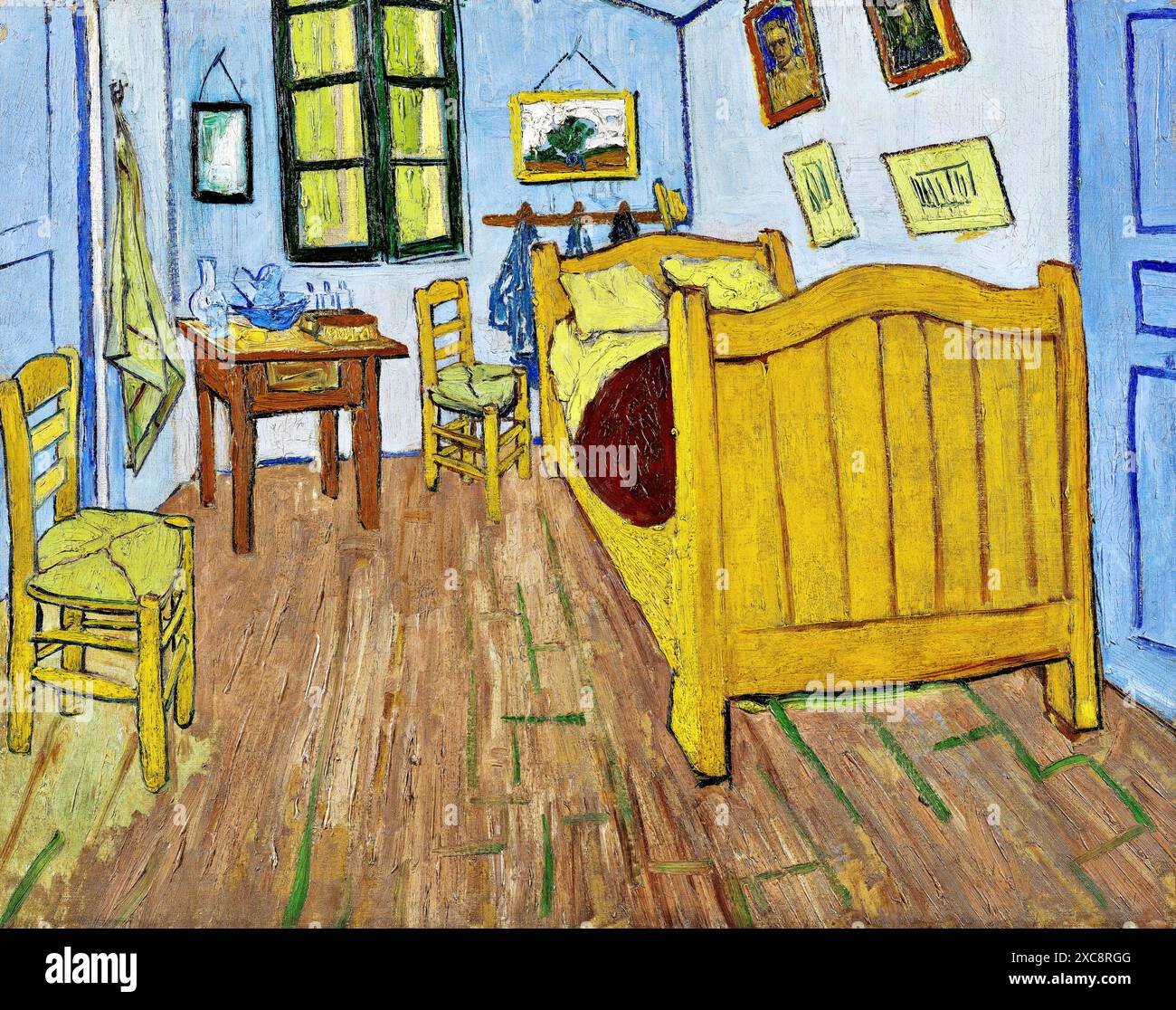 The Bedroom, 1888 (Painting) Artist Gogh, Vincent van (1853-90) Dutch ...