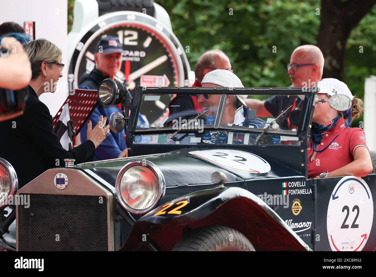 Brescia, Italia. 15th June, 2024. Fontanella Gianmario e Covelli Anna ...