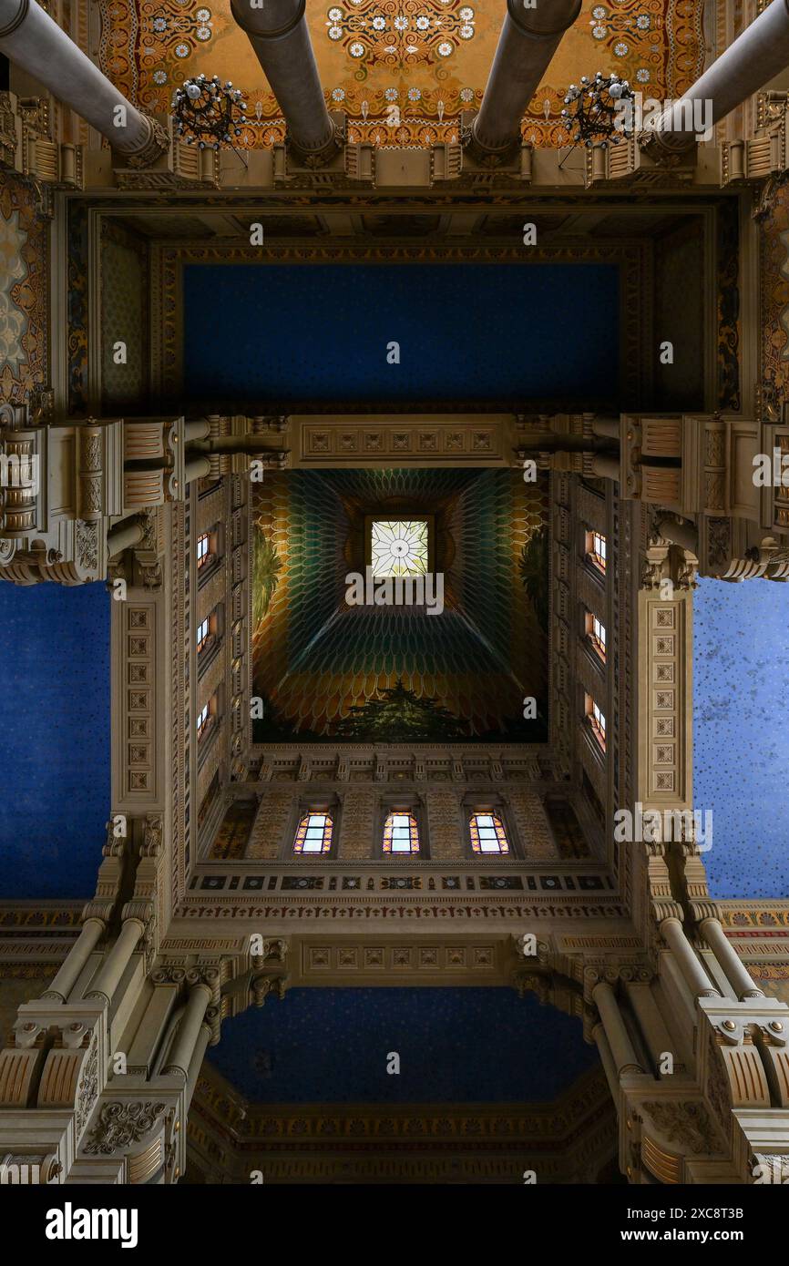 Rome, Italy - August 31, 2023: The Great Synagogue of Rome. Though the ...
