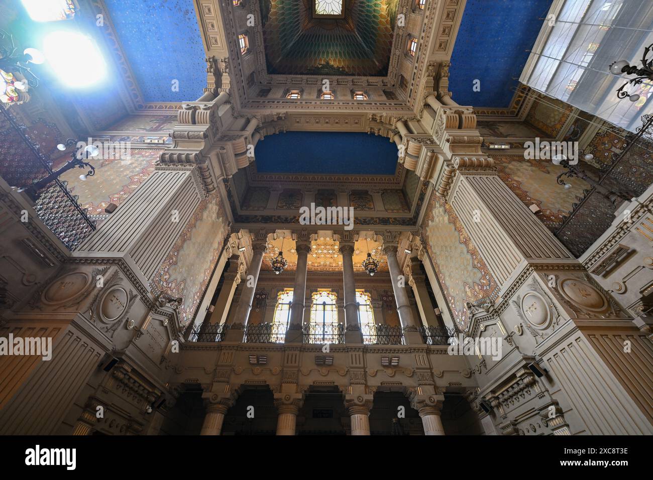 Rome, Italy - August 31, 2023: The Great Synagogue of Rome. Though the ...