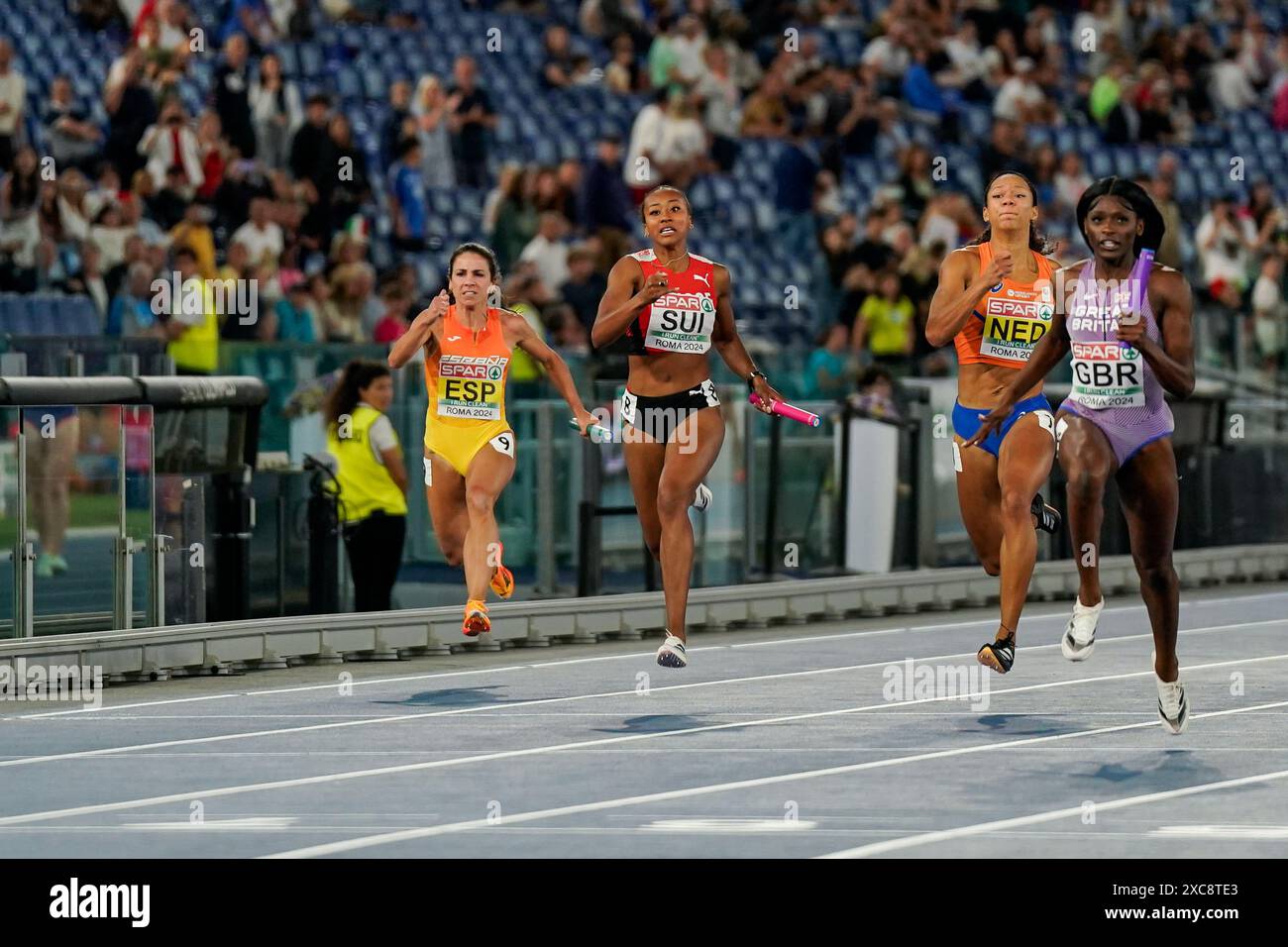 Rome, Italy, June 12th 2024: Sarah Atcho-Jaquier (Switzerland) close to ...
