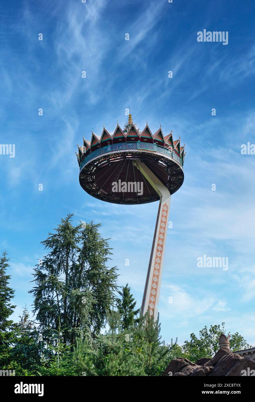 A rotating platform ride at Efteling, Kaatsheuvel, Netherlands Stock ...