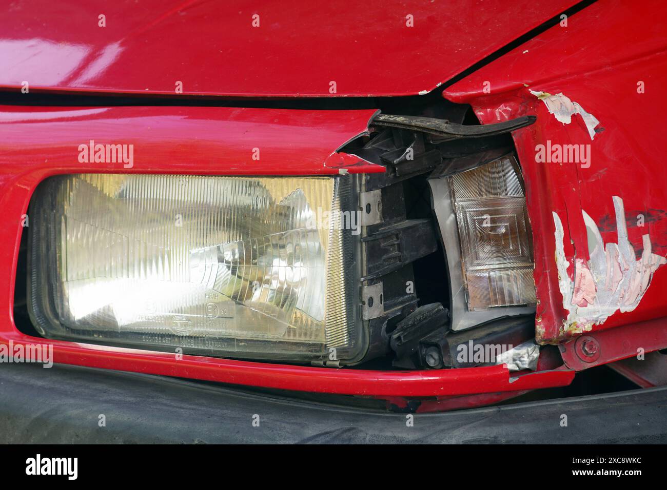 Close up car broken turn hi-res stock photography and images - Alamy