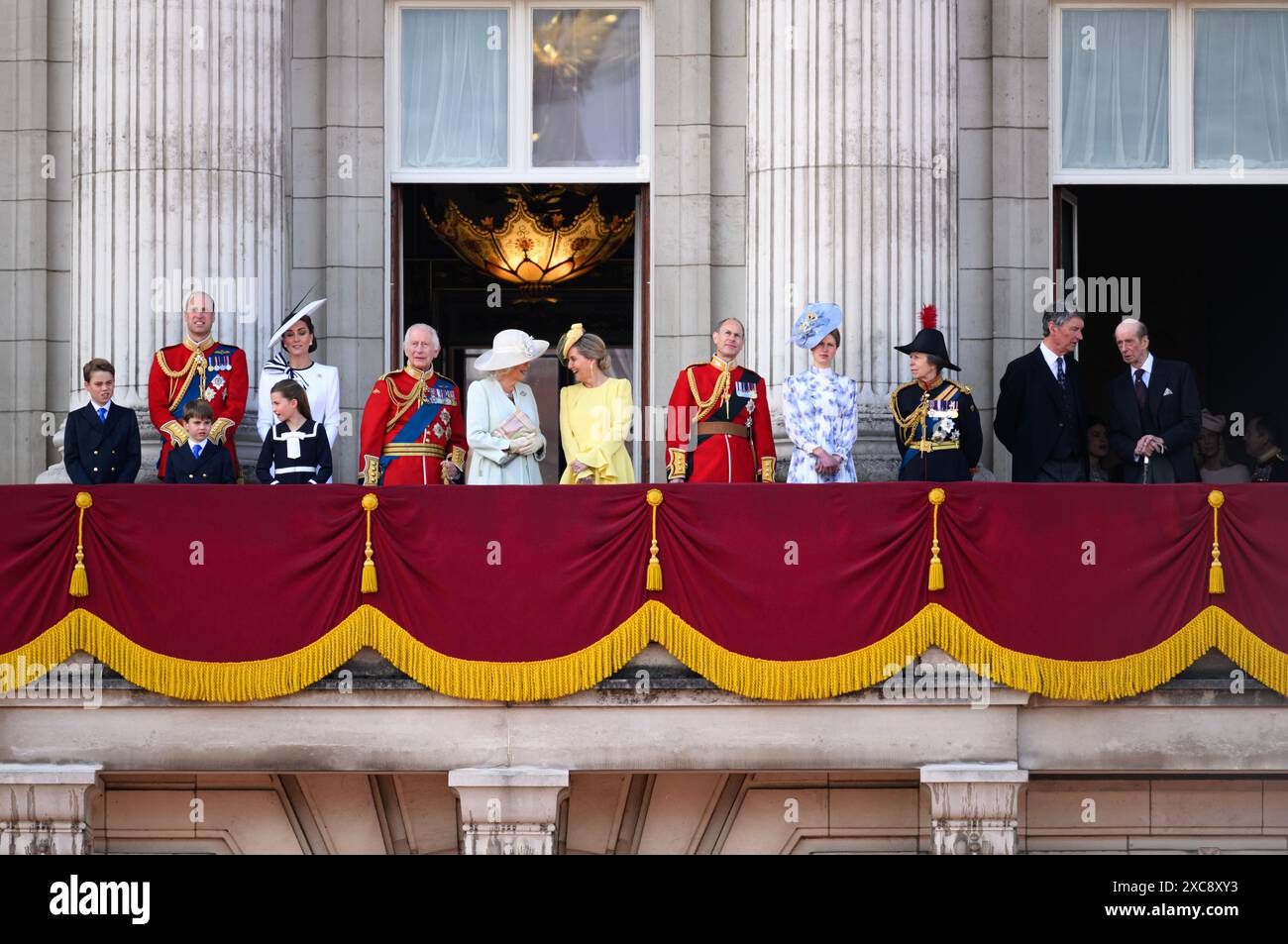 London, UK. June 15th, 2024. The Princess of Wales, The Prince of Wales ...
