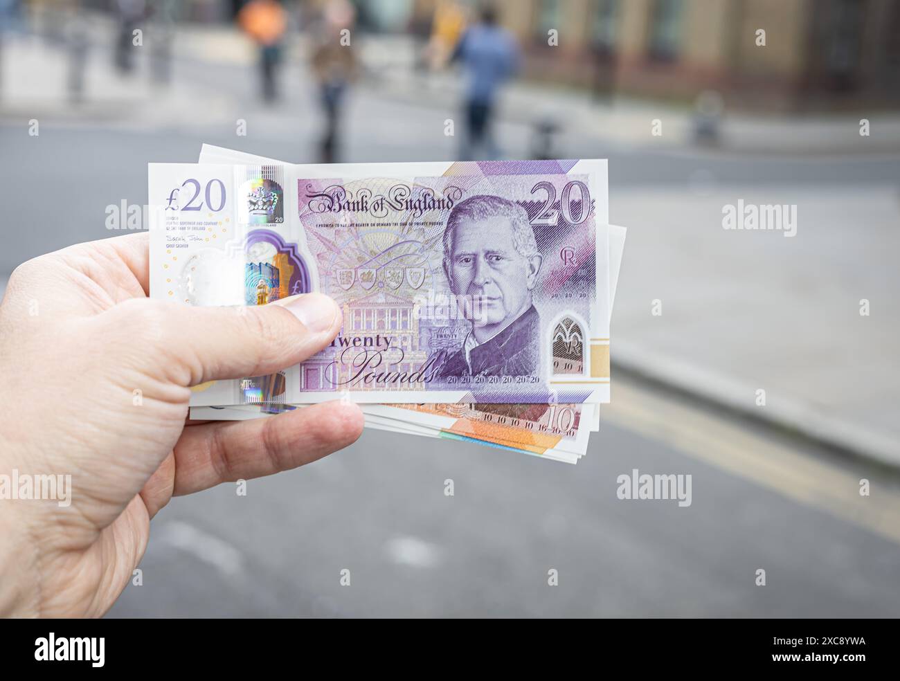Banknotes featuring a portrait of King Charles III, first issued in ...