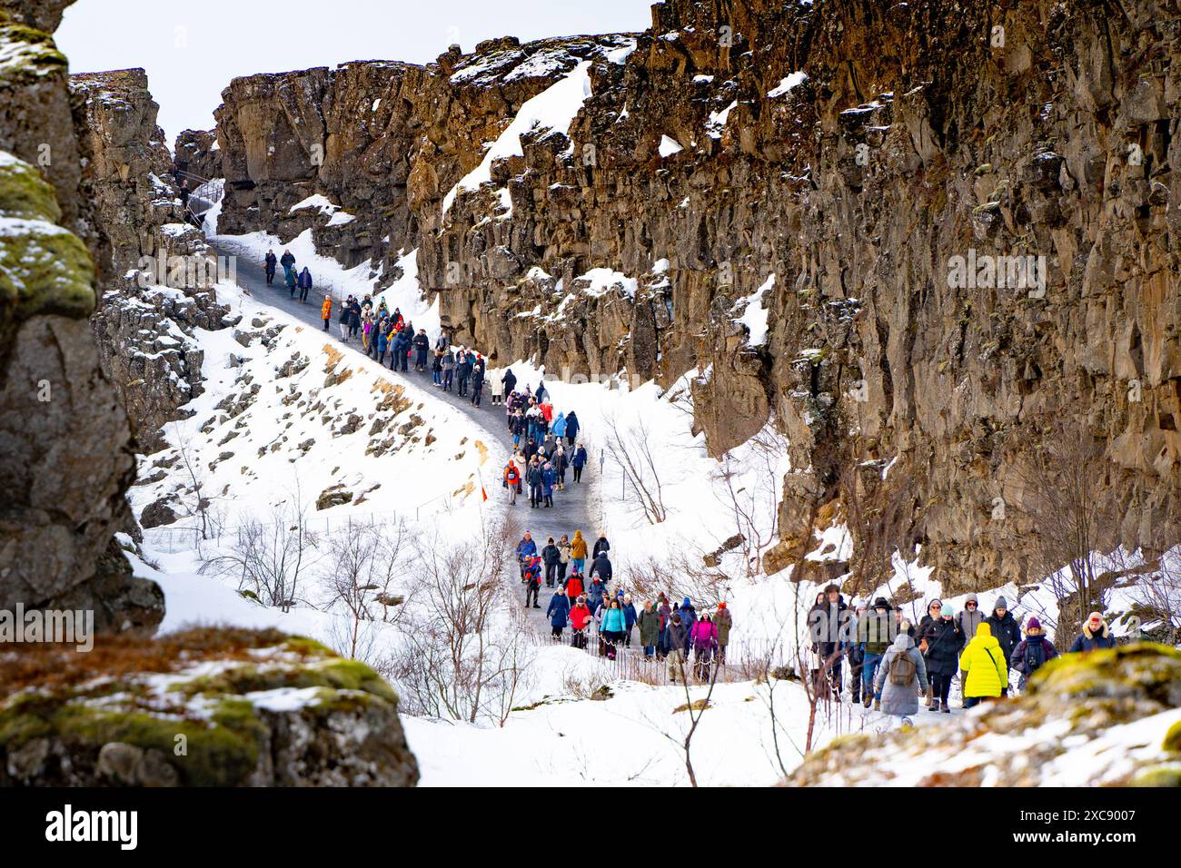 Iceland road trip around the famous Golden Circle Route Stock Photo - Alamy