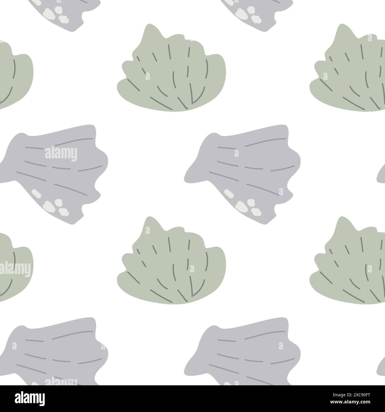 Childrens cute fashion pattern. Childish sea shell seamless background ...