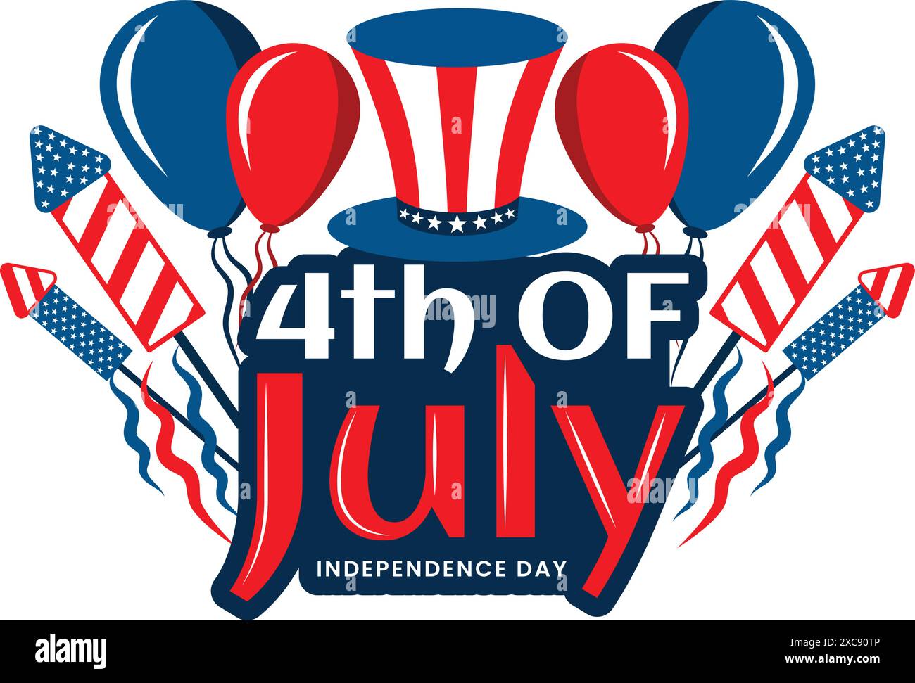 4th of July Independence day creative design Stock Vector Image & Art ...