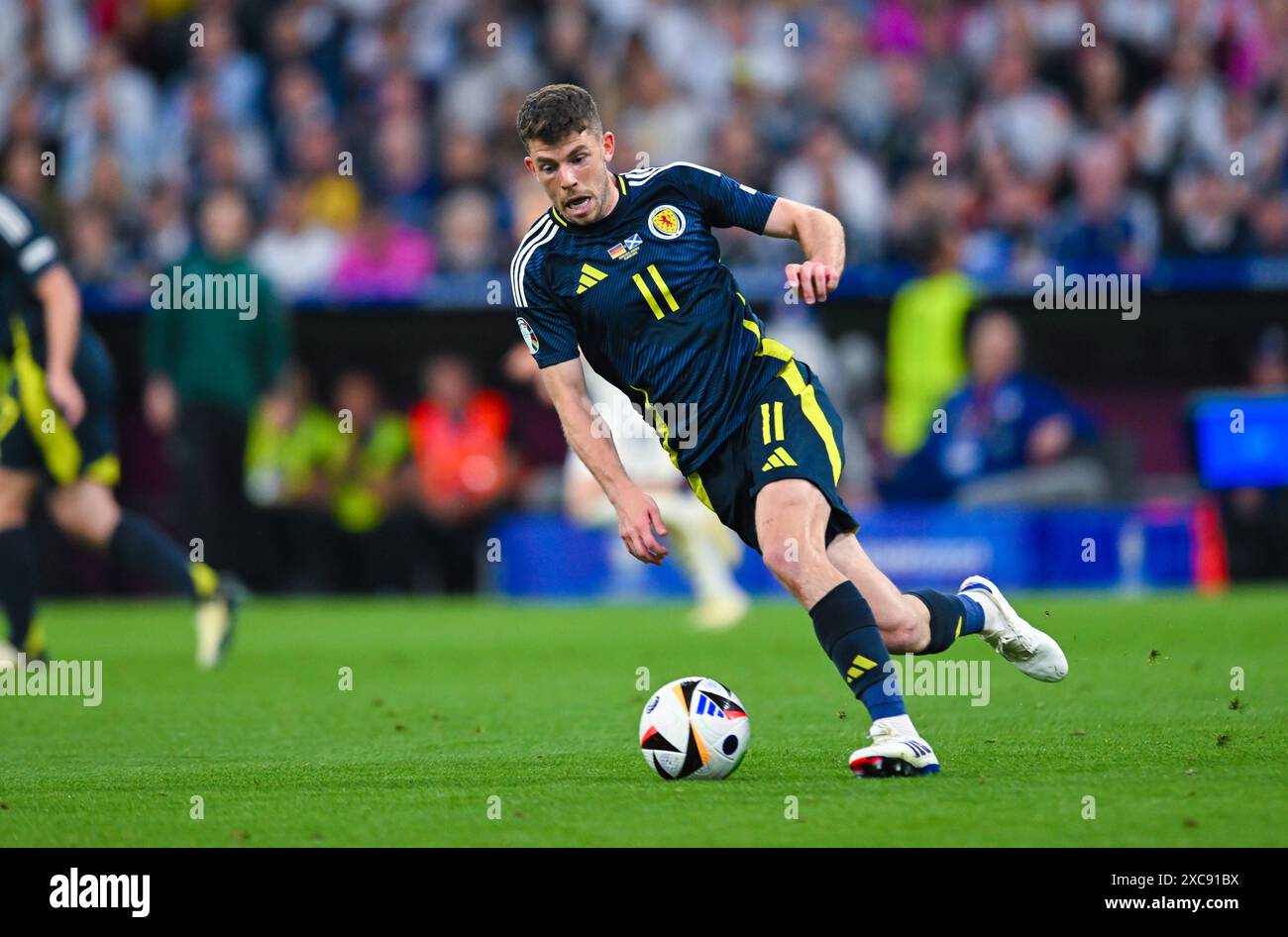 Ryan Christie Scotland in Aktion, UEFA EURO 2024 - Group A, Germany vs ...