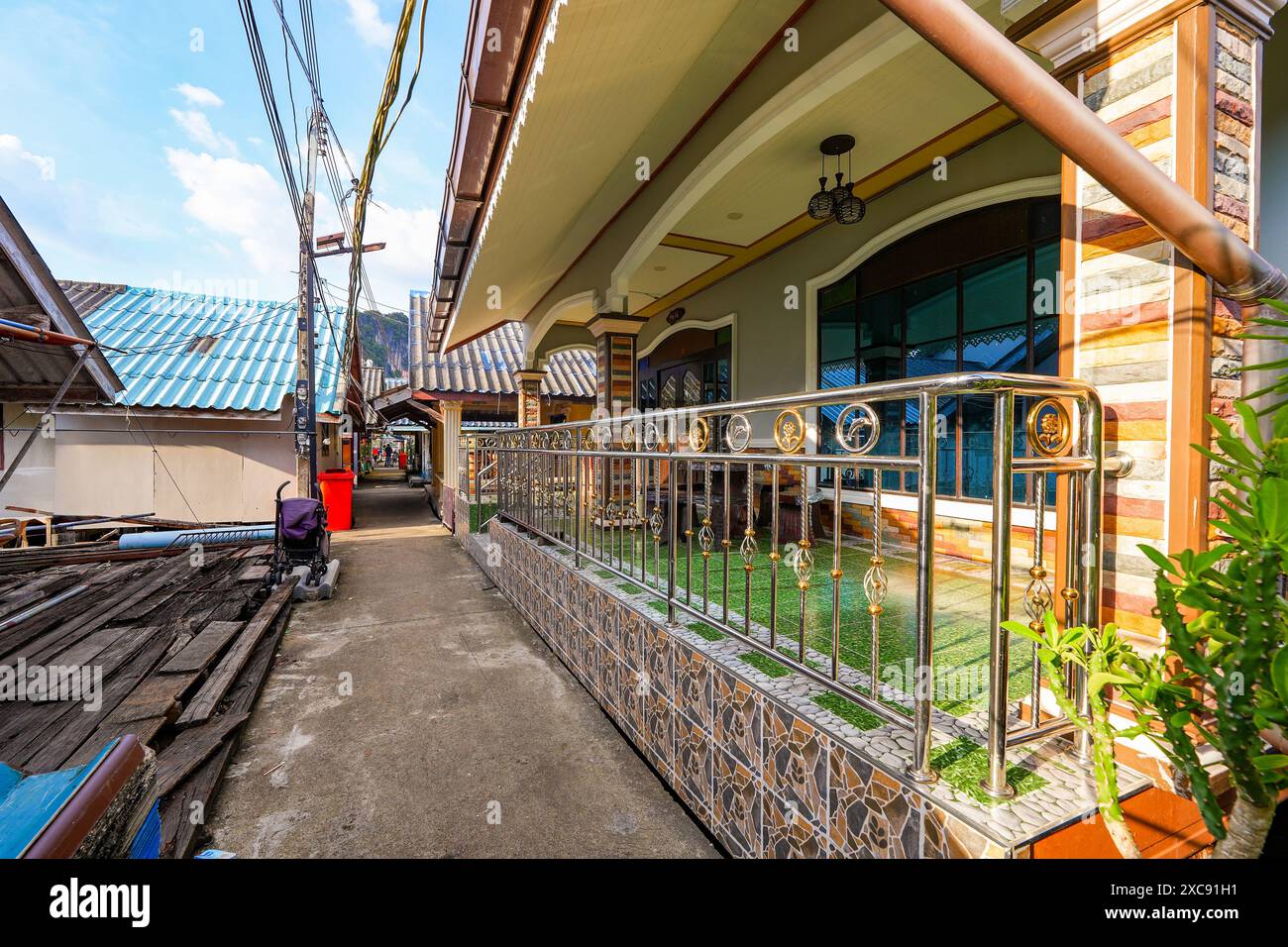 Luxury mansion in the floating fishing village of Koh Panyee made of ...