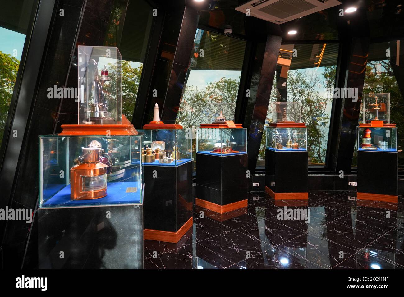 Exhibition in Laem Phra Chao Lighthouse on Promthep Cape, the ...