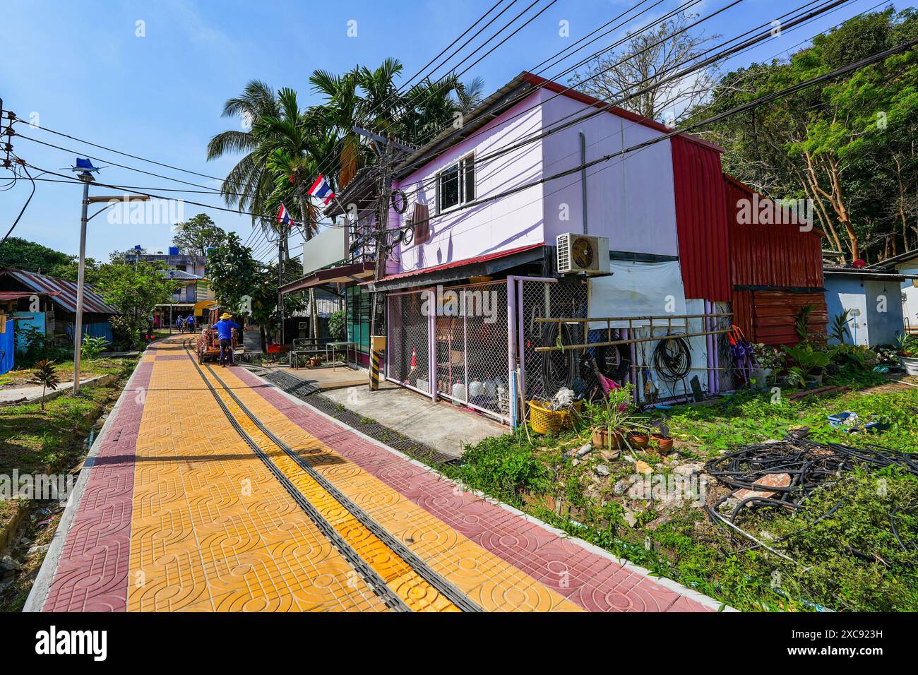 Koh Phi Phi, Thailand - February 8, 2023 : Traditional house in the ...