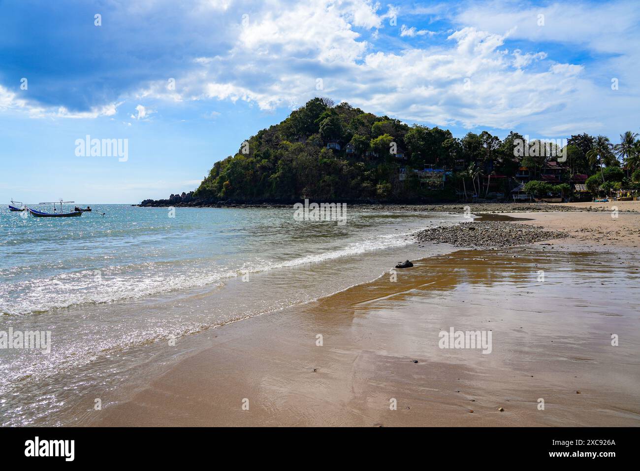 Ba Kantiang Beach on Koh Lanta island in the Andaman Sea, Krabi ...