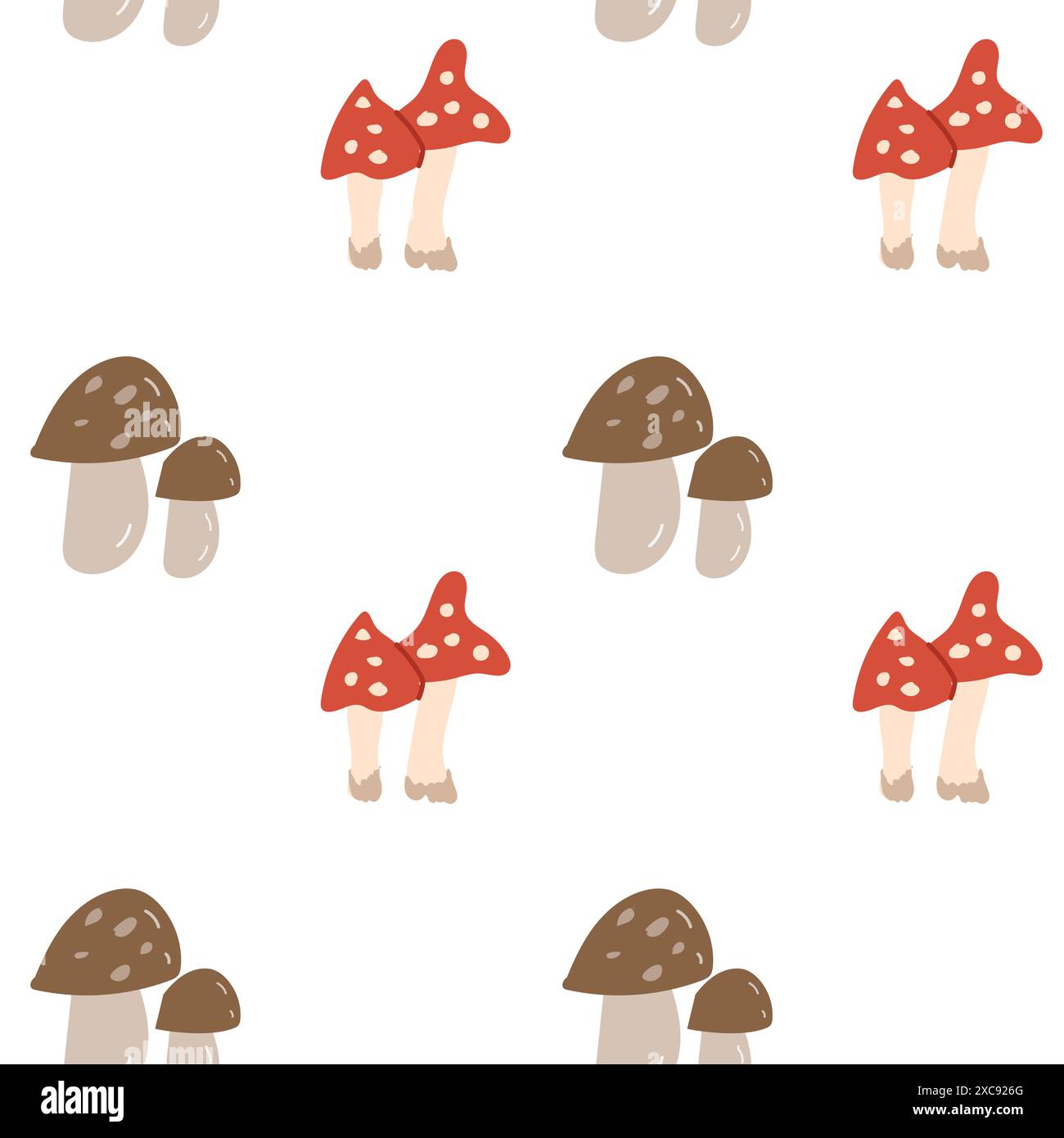 Fall thanksgiving pattern with autumn leaves and plants, animals. Cute ...