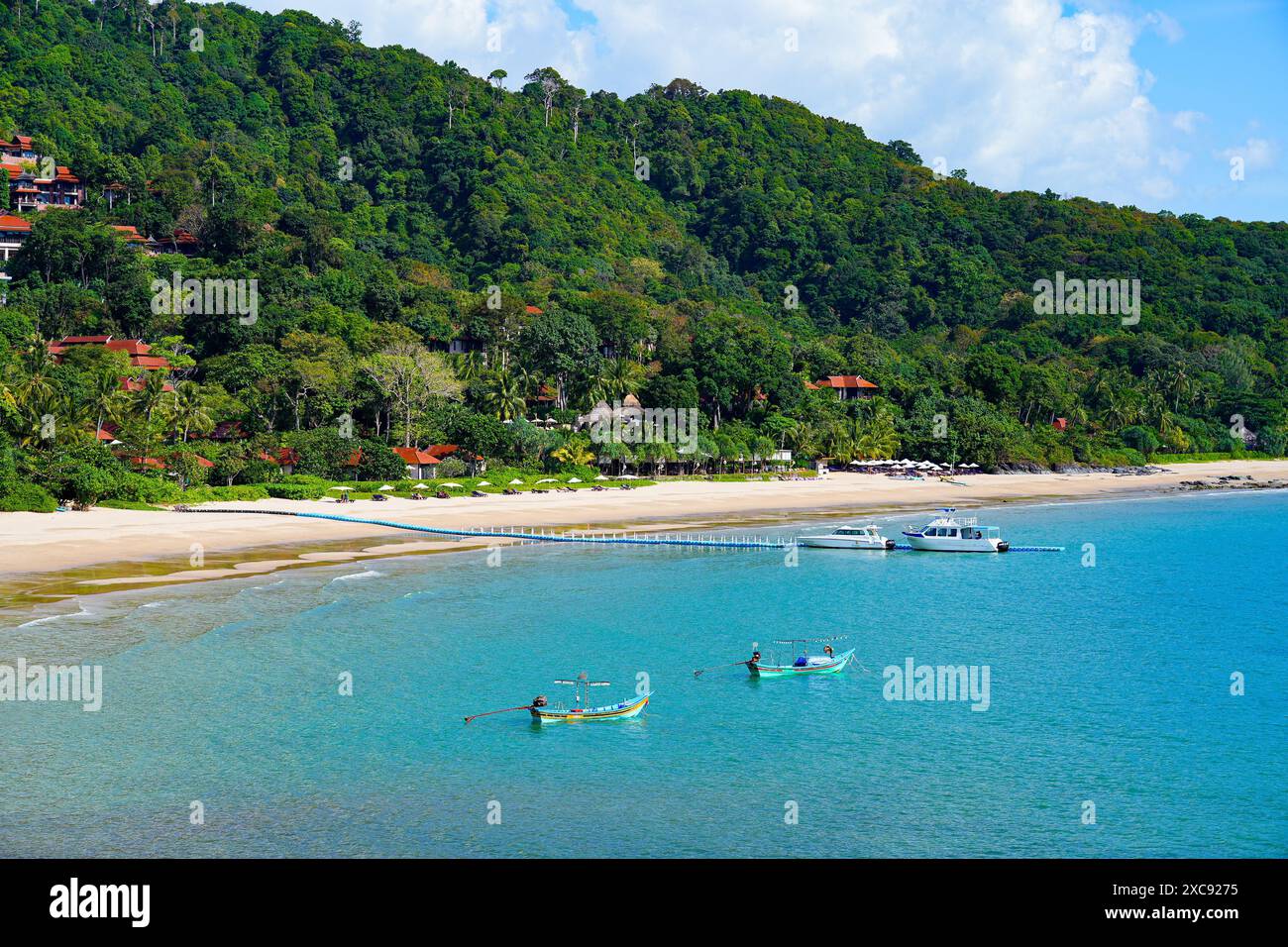 Ba Kantiang Beach on Koh Lanta island in the Andaman Sea, Krabi ...