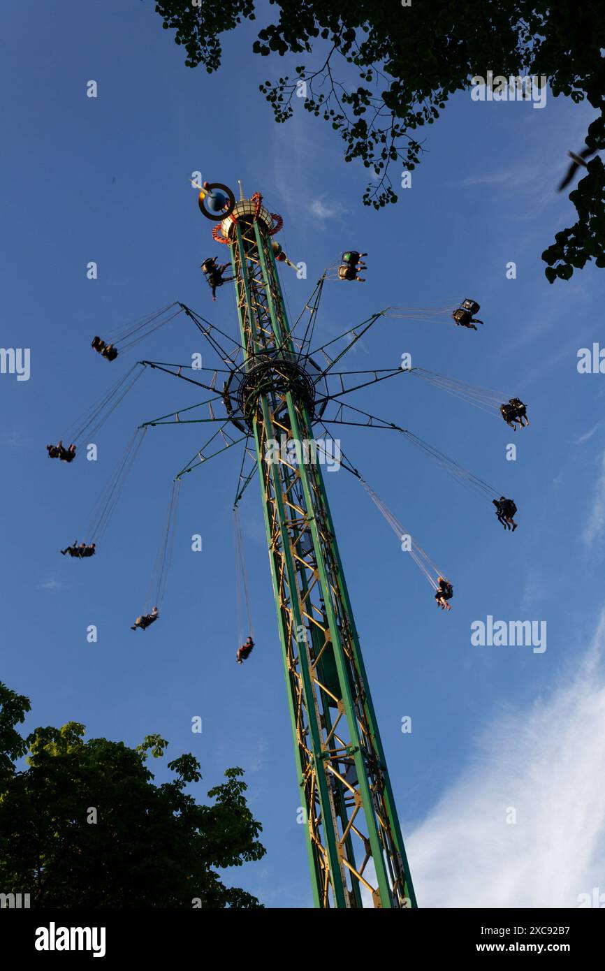 Mexican Hat in Tivoli Gardens Amusement Park Copenhagen Denmark Stock ...