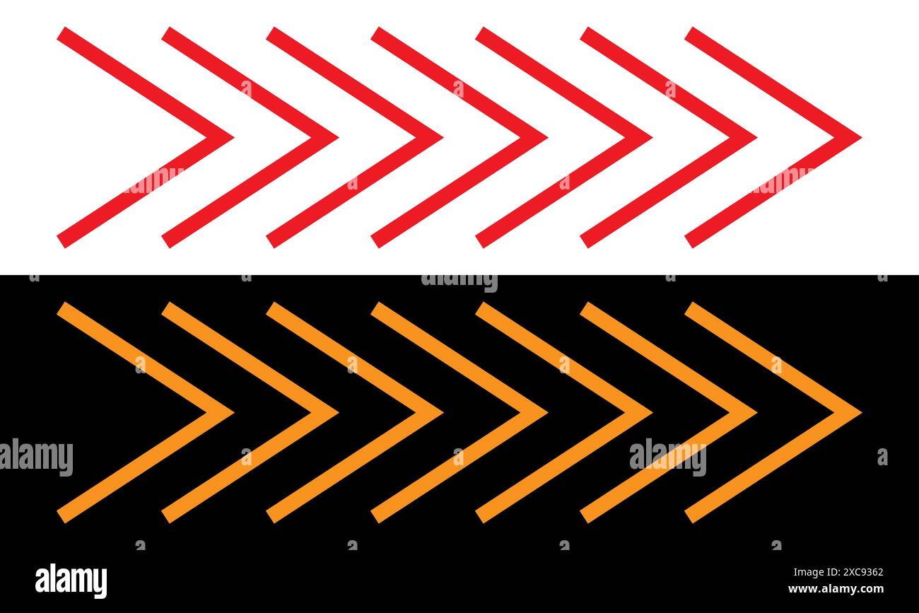 Chevron arrow symbols. Chevron icons illustration Stock Vector Image & Art - Alamy