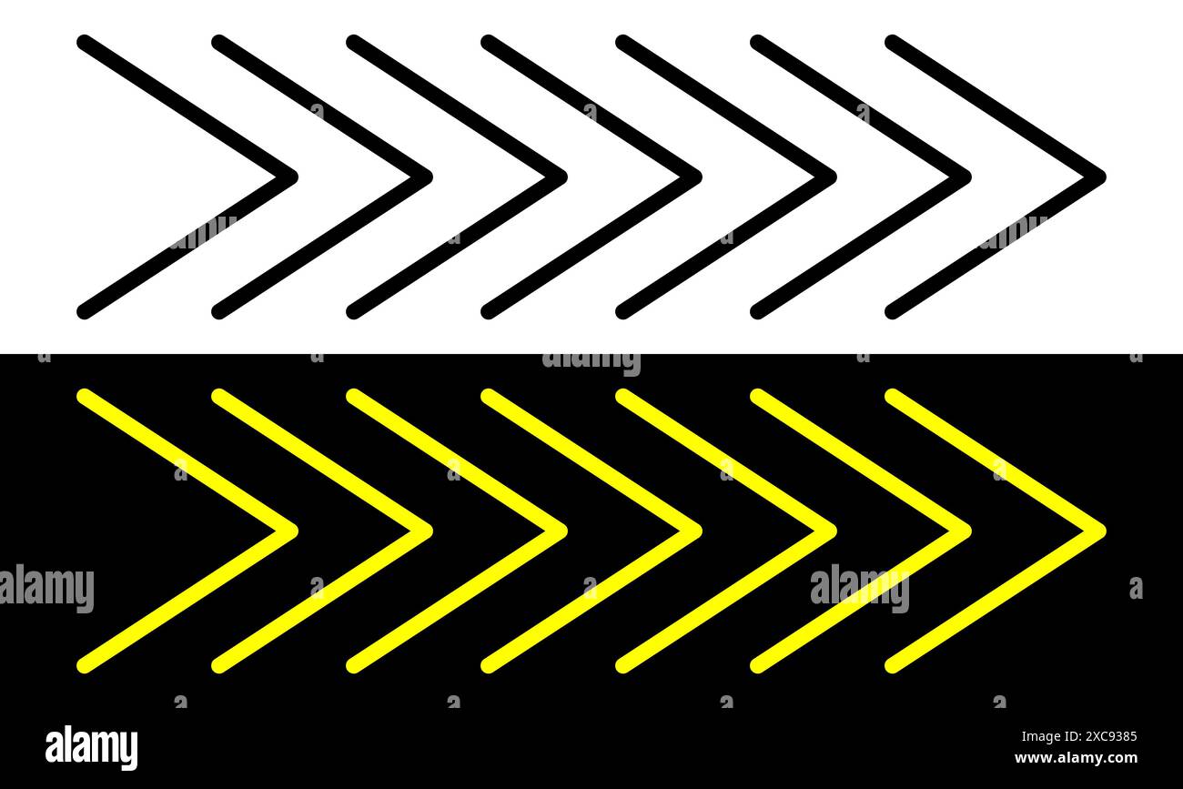 Chevron arrow symbols. Chevron icons illustration Stock Vector Image ...