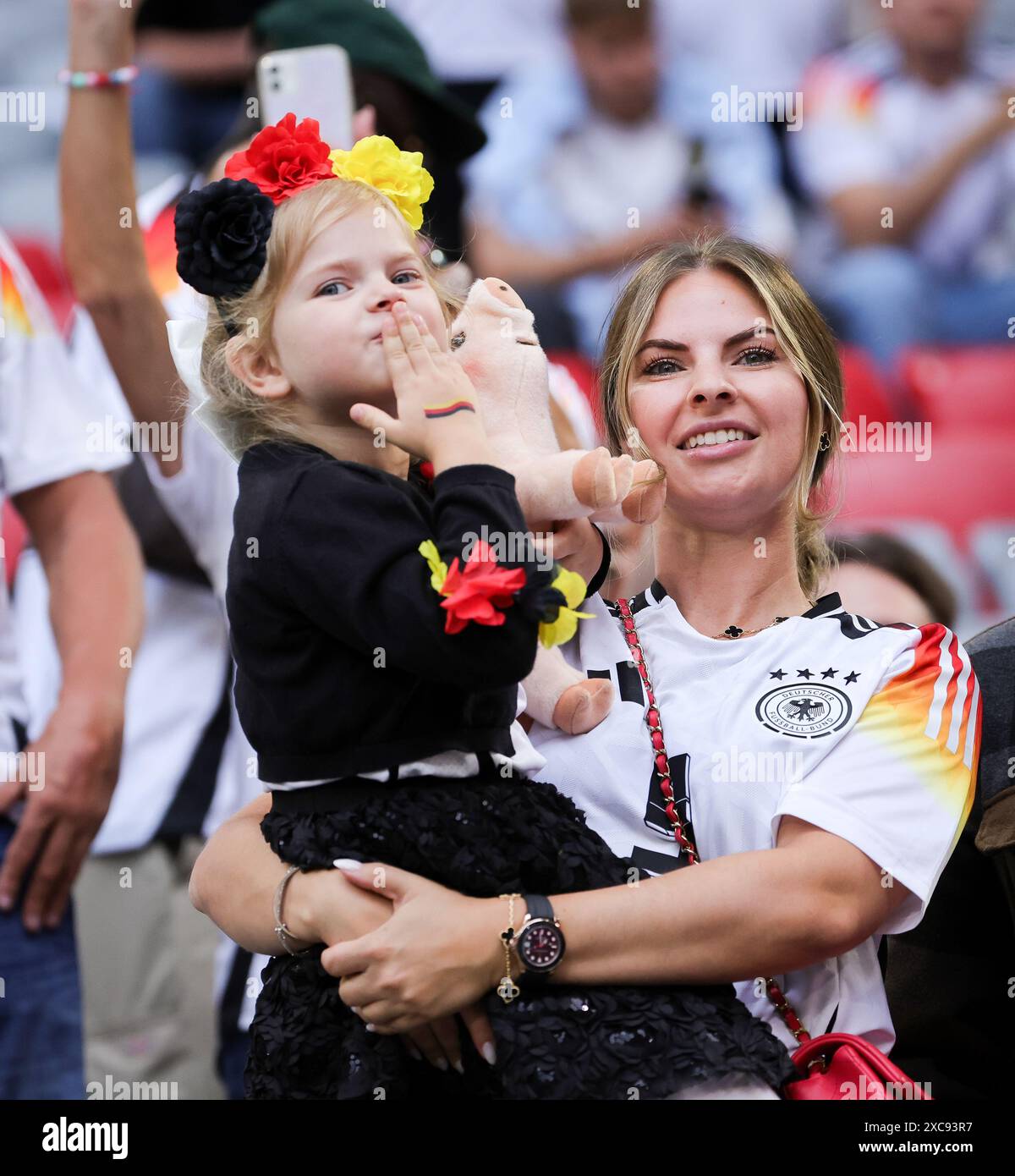 Munich, Germany. 14th June, 2024. Soccer, UEFA Euro 2024, European ...