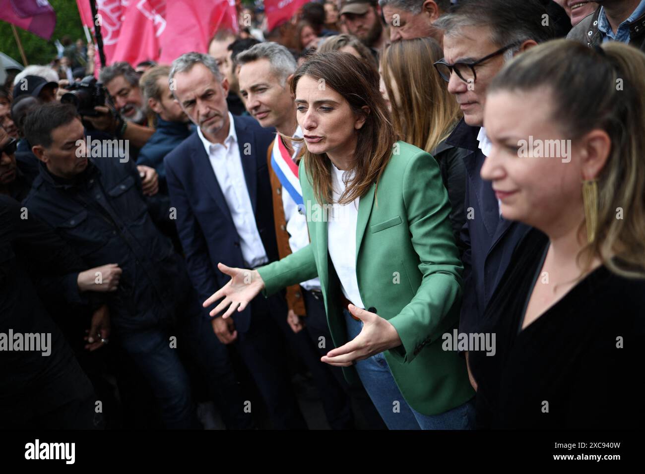 French communist party (PCF) senator Ian Brossat, National Secretary ...