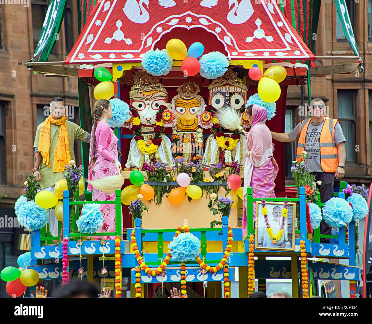 Glasgow, Scotland, UK. 15th June, 2024: Rathayatra, Hare Krishna Festival Of Chariots made its ...