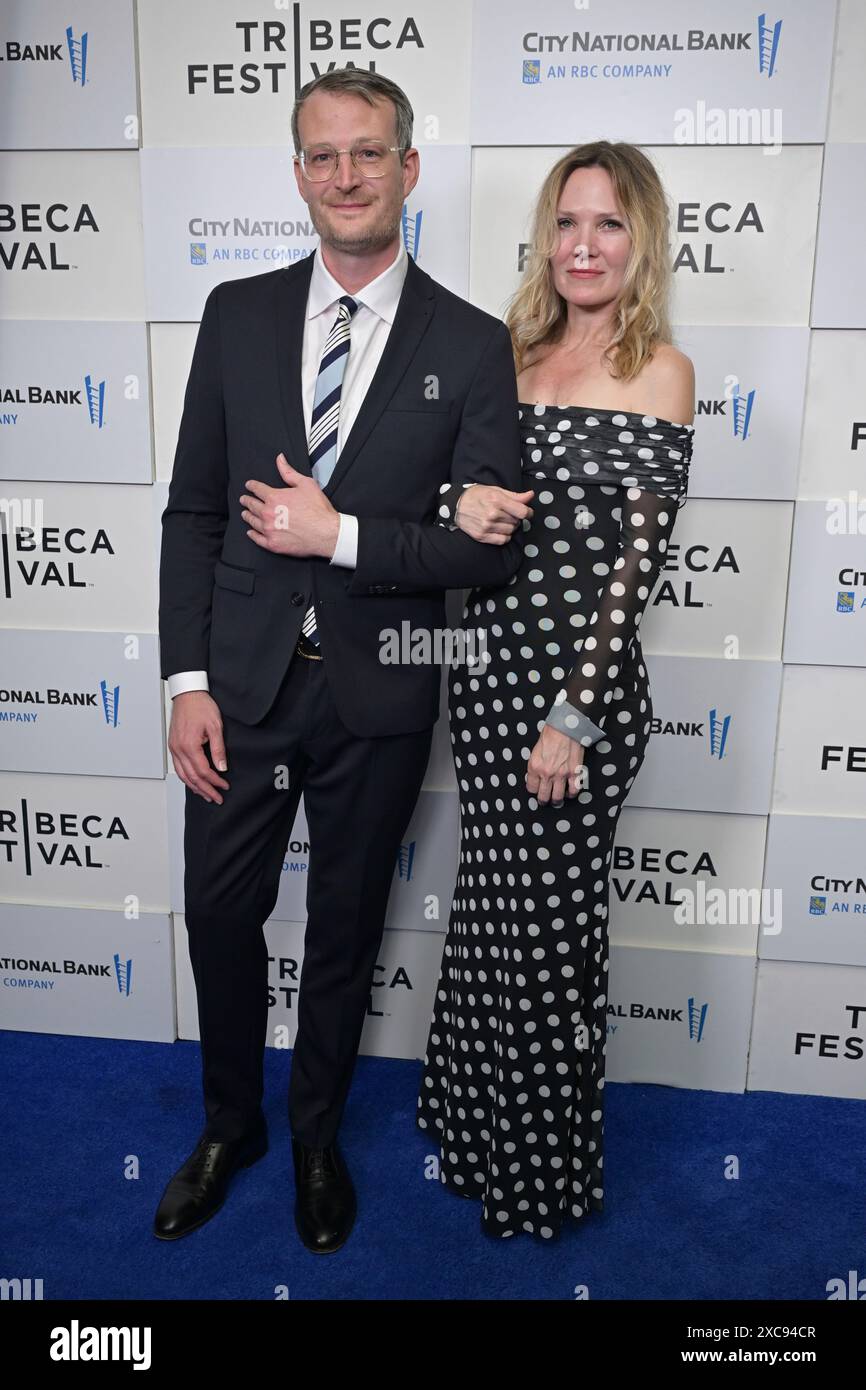 Photo by: NDZ/STAR MAX/IPx 2024 6/14/24 Brian Morrow and Amy Scott at the world premiere of ...