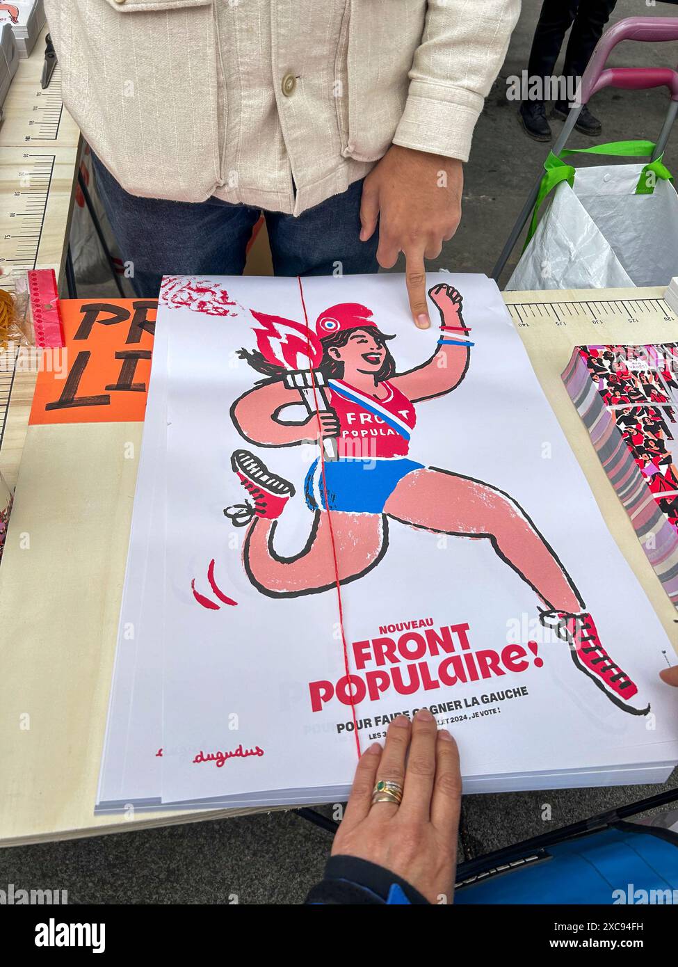 Paris, France, Close up, Political Poster, Demonstration Against ...