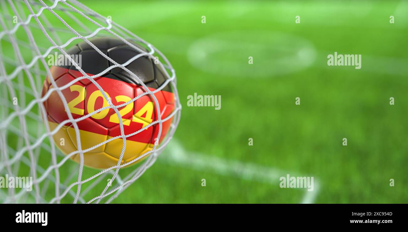 German football stadium with flags hi-res stock photography and images ...