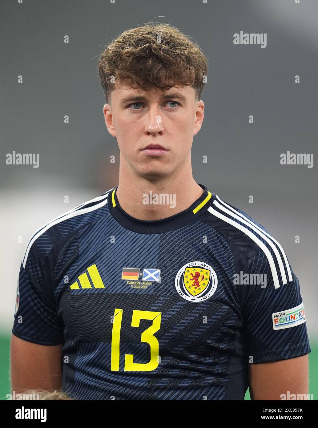 Scotland's Jack Hendry before the UEFA Euro 2024 Group A match at the ...