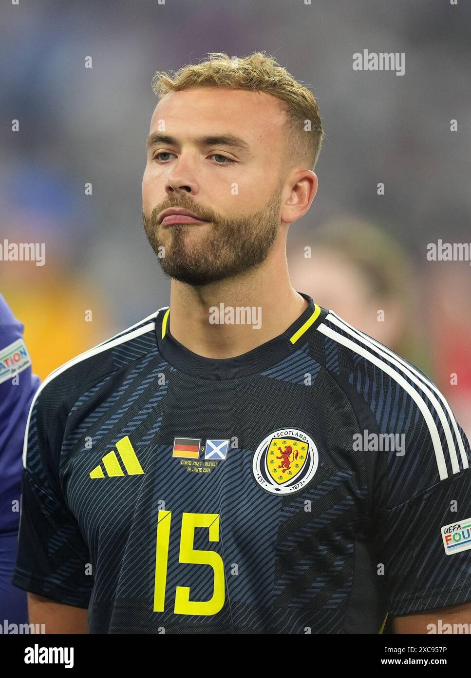 Scotland's Ryan Porteous before the UEFA Euro 2024 Group A match at the ...