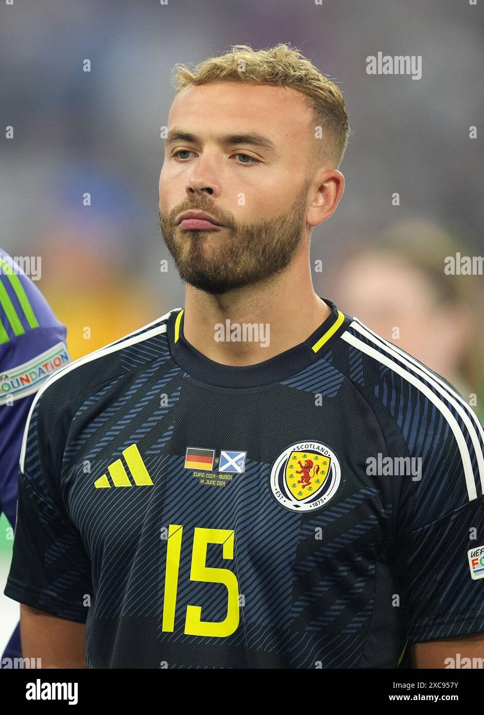 Scotland's Ryan Porteous before the UEFA Euro 2024 Group A match at the ...