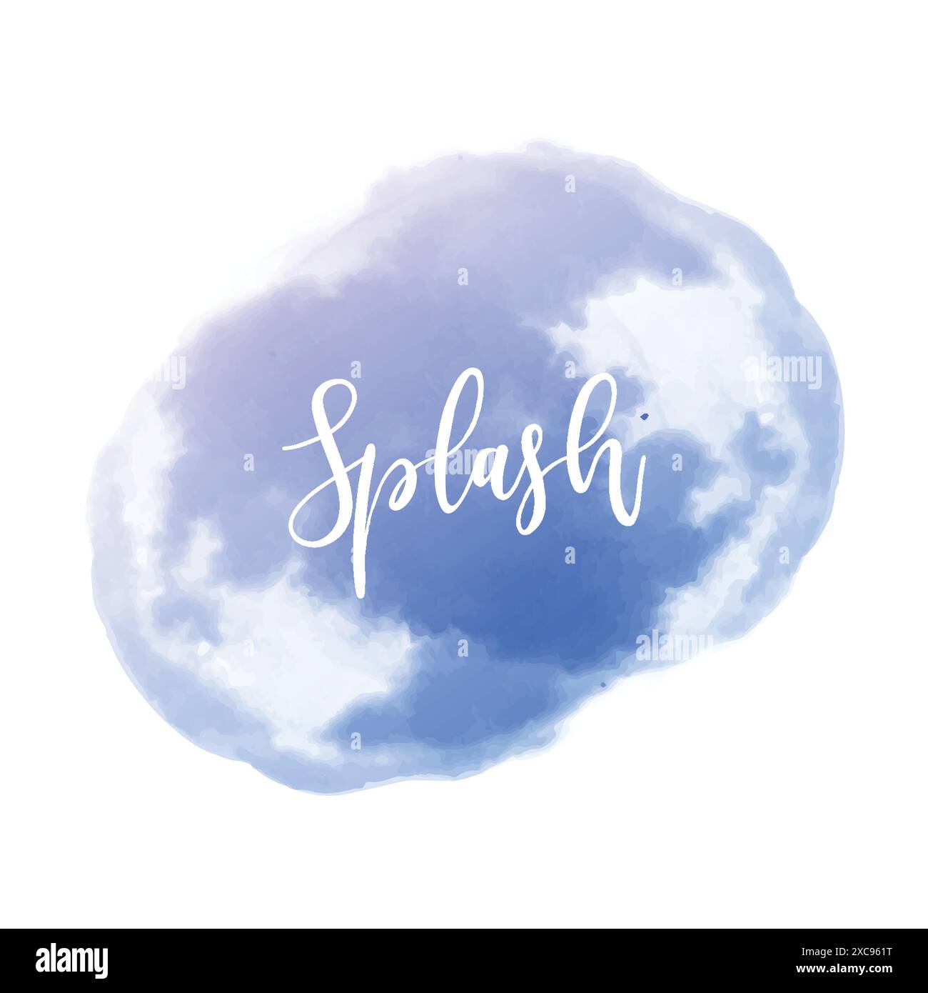 Abstract blue splash watercolor background Stock Vector Image & Art - Alamy