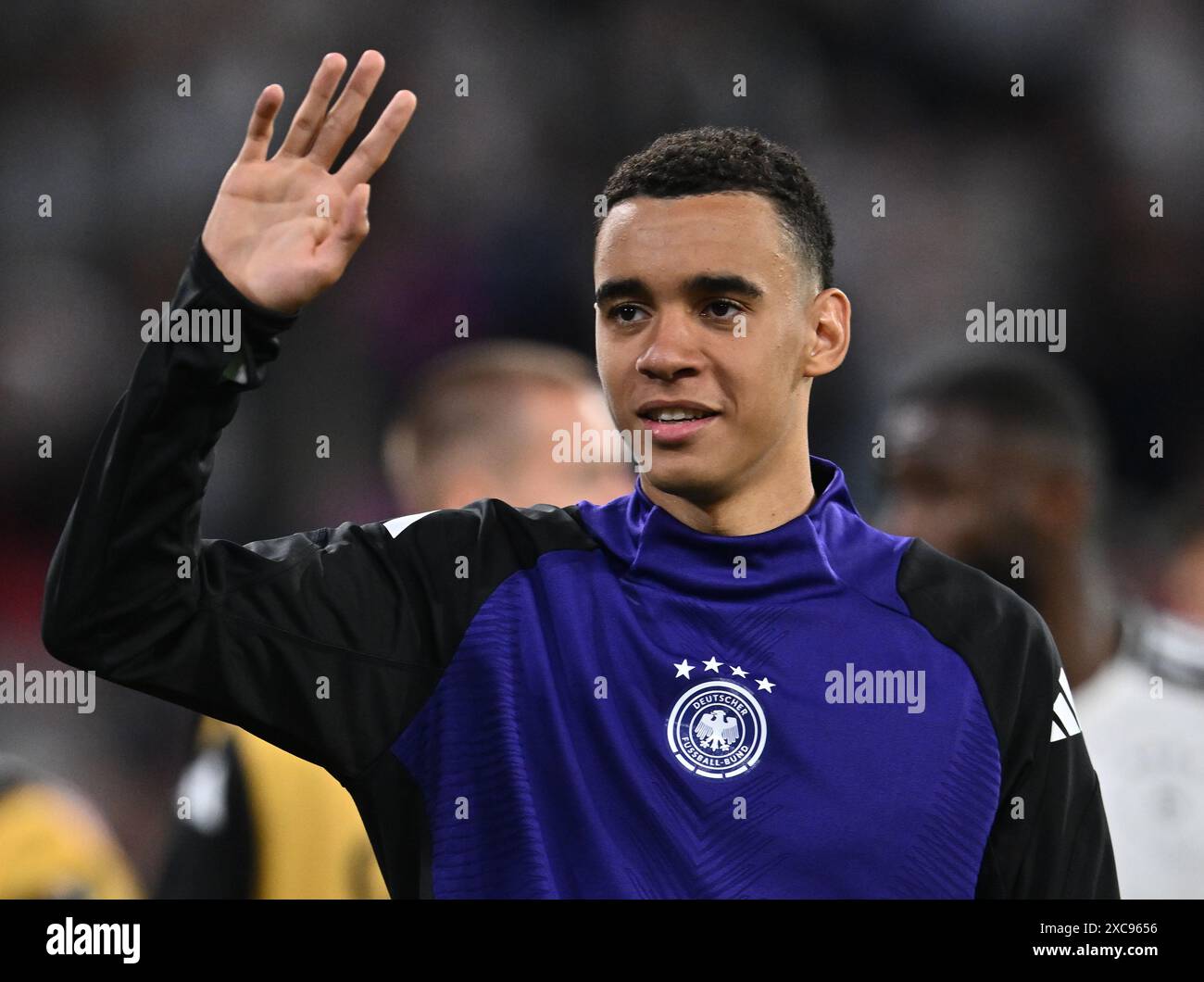 MUNICH, GERMANY - JUNE 14: Jamal Musiala after the UEFA EURO 2024 group ...