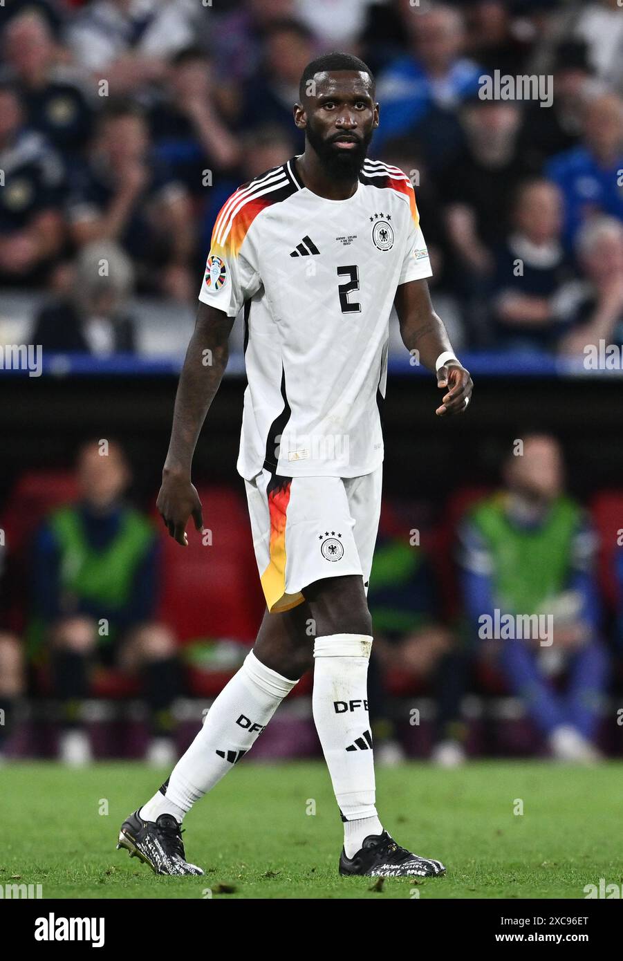 MUNICH, GERMANY - JUNE 14: Antonio Rudiger during the UEFA EURO 2024 ...