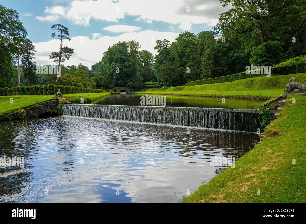 Studley Royal Water Garden, Ripon, North Yorkshire, England, UK Stock ...